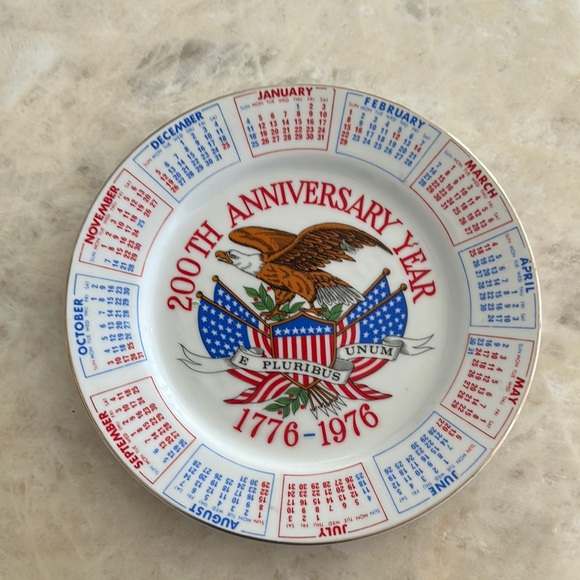 Dining | Vintage 20th Anniversary Year Commemorative Plate | Poshmark